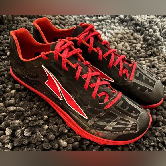 Altra | Shoes | Altra Black And Red Golden Spike Running Track Athletic ...